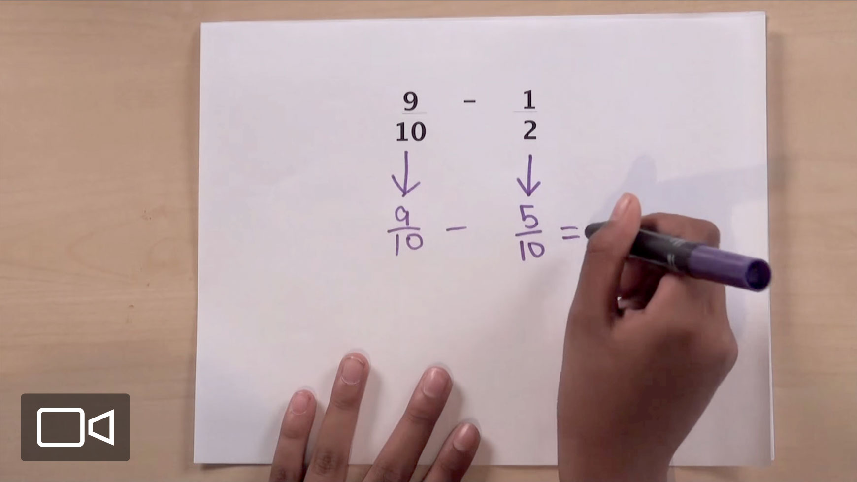 Video: How fifth graders add and subtract fractions with different ...